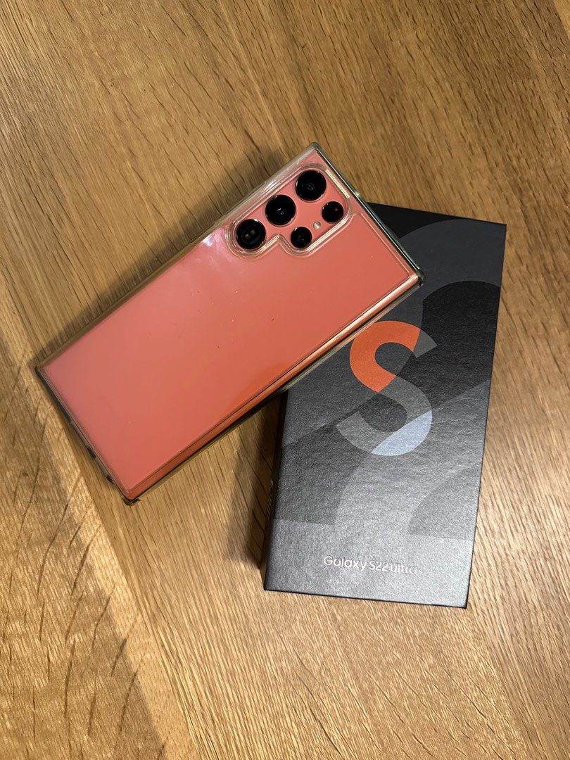 Samsung S22 Ultra 128GB Red, Mobile Phones & Gadgets, Mobile Phones ...