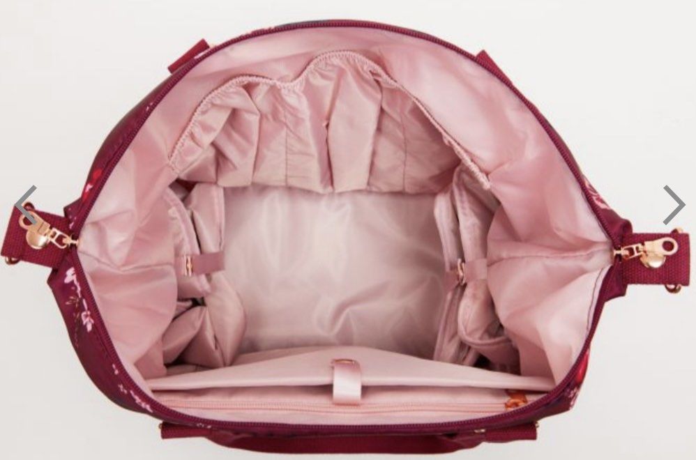 Sarah Wells Breast Pump and Diaper Bag - Lizzy (Berry Bloom), Babies ...