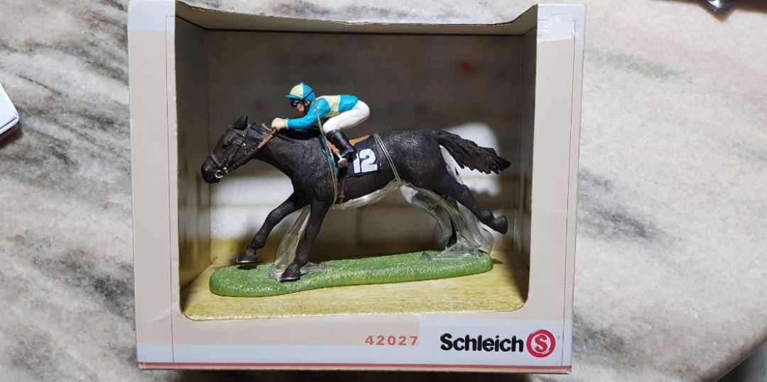 Schleich Racing Horse Set #42027, Hobbies & Toys, Collectibles ...