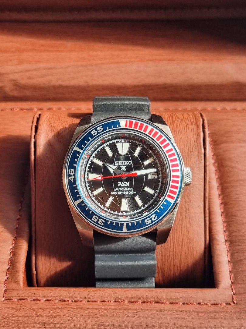 Seiko Mod Custom Samurai PADI Prospex, Men's Fashion, Watches ...
