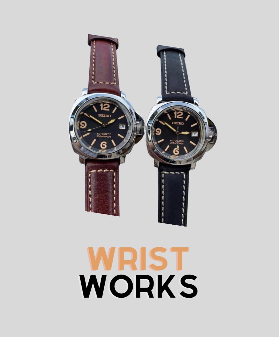 SEIKO MOD PANERAI LUMINOR 40MM, Men's Fashion, Watches & Accessories ...