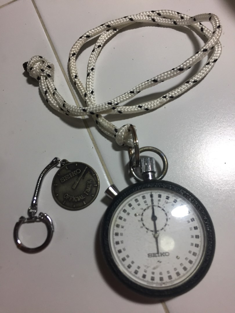 SEIKO Stopwatch & keychain, Men's Fashion, Watches & Accessories ...
