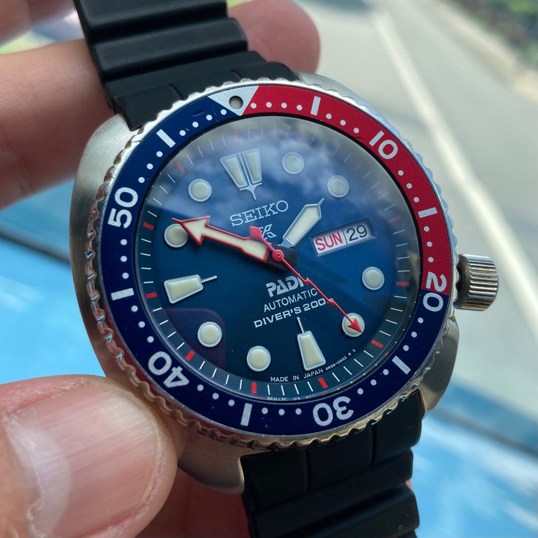 SEIKO TURTLE PADI (Modded), Men's Fashion, Watches & Accessories ...