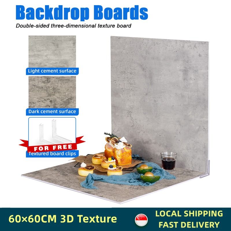 Selens Background Board for Photoshoot 60x60cm Studio Photo Backdrop ...