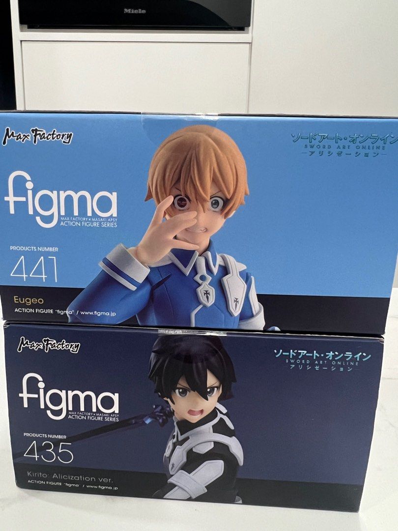 [Set] Figma 435 441 Kirito Eugeo Sword Art Online War of Alicization ...