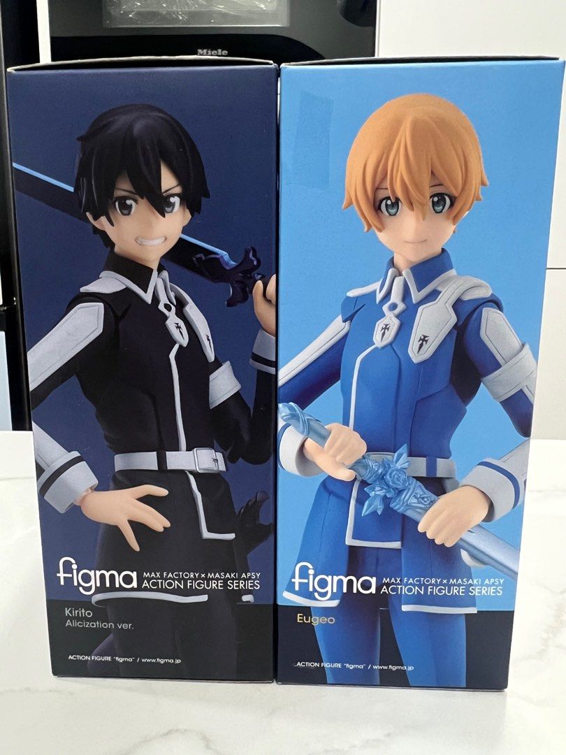 [Set] Figma 435 441 Kirito Eugeo Sword Art Online War of Alicization ...