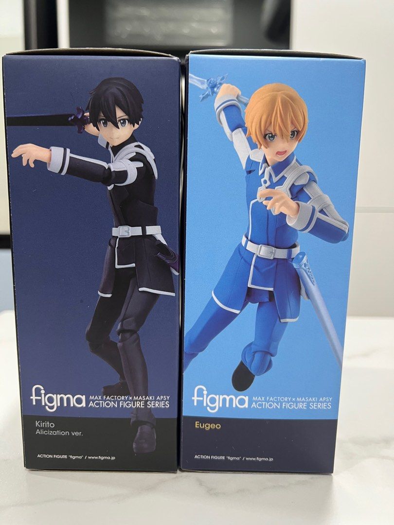 [Set] Figma 435 441 Kirito Eugeo Sword Art Online War of Alicization SAO, Hobbies & Toys, Toys ...