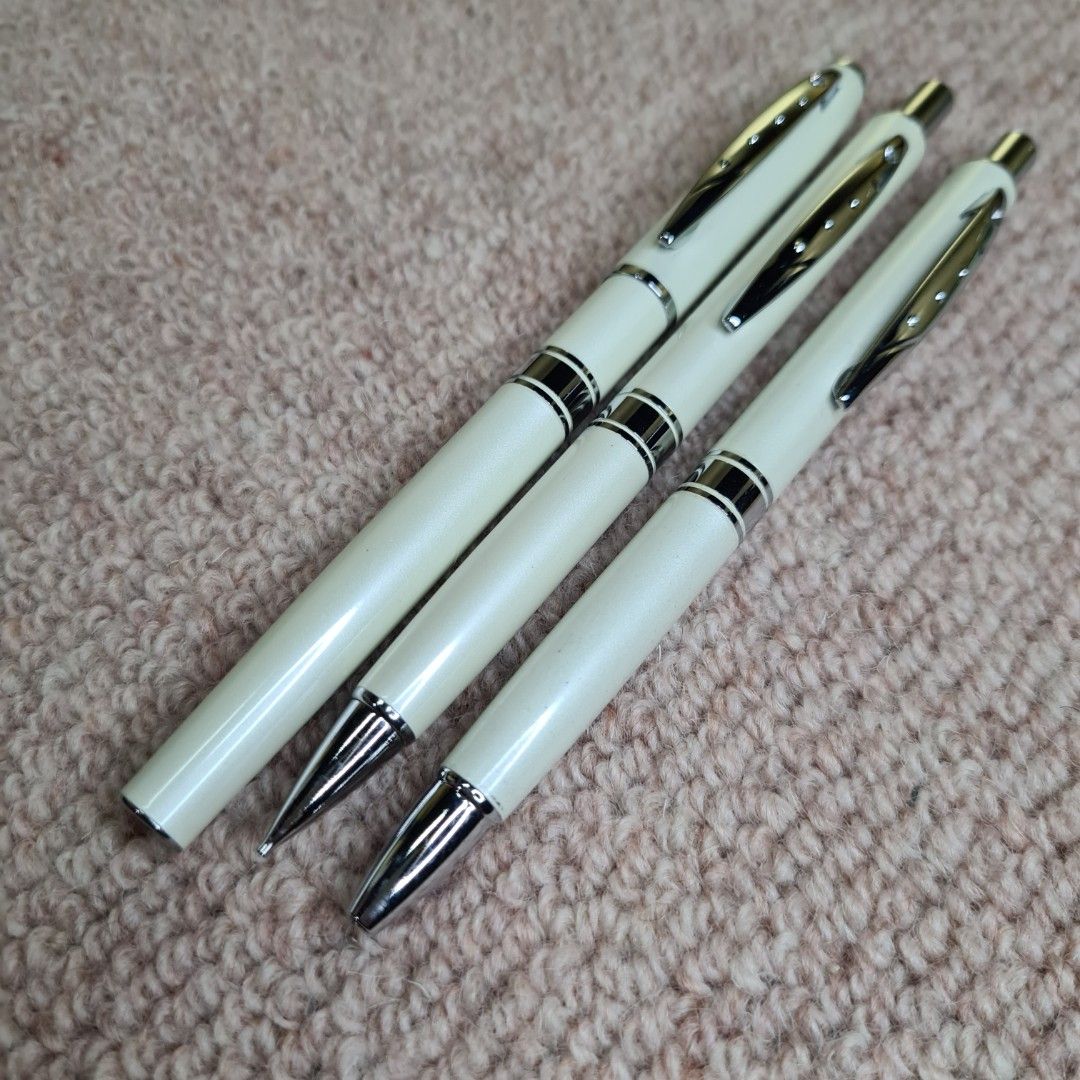SET OF 6 - 1 PC. IRIDIUM POINT FOUNTAIN PEN GERMANY, 1 ROLLER BALL ...