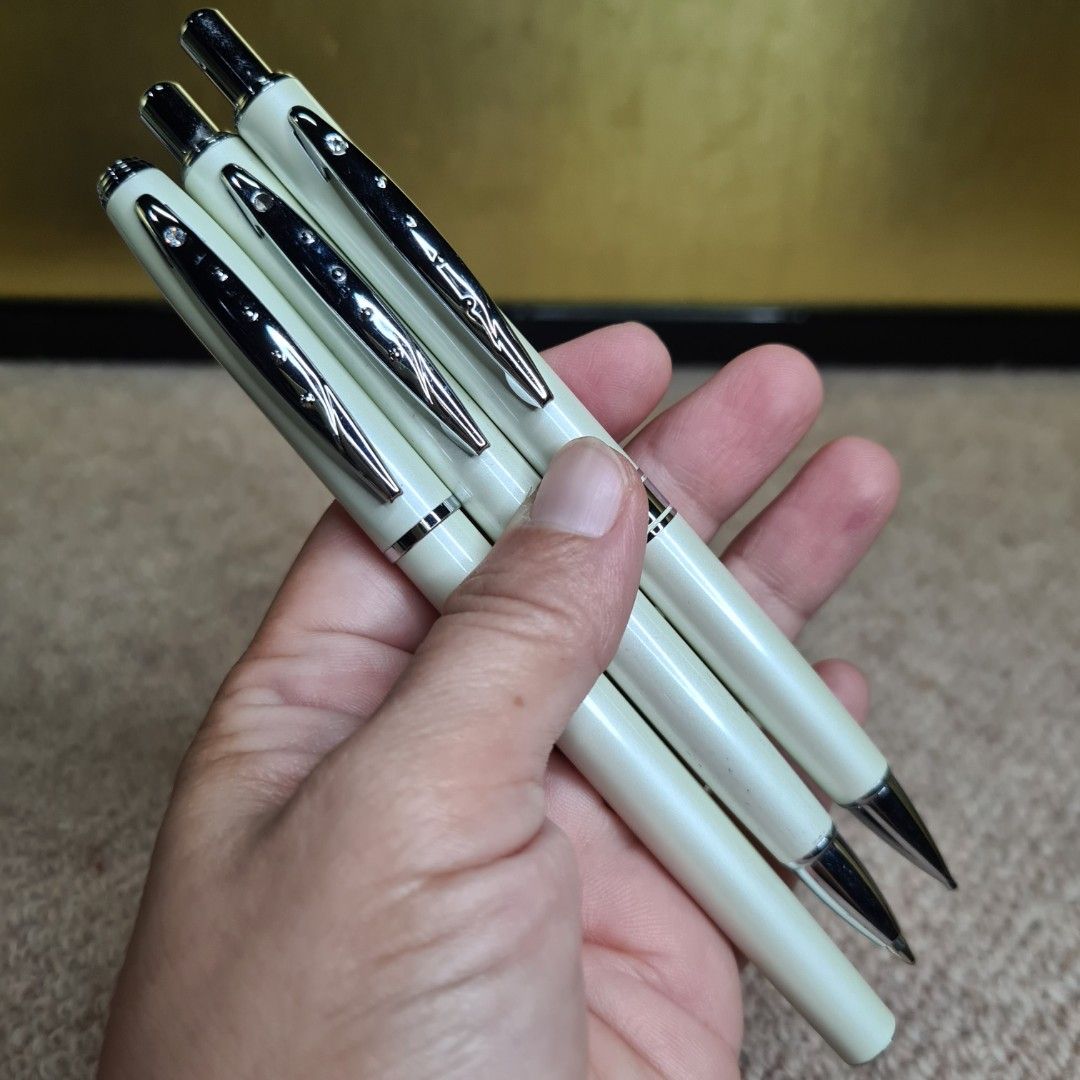 SET OF 6 - 1 PC. IRIDIUM POINT FOUNTAIN PEN GERMANY, 1 ROLLER BALL ...