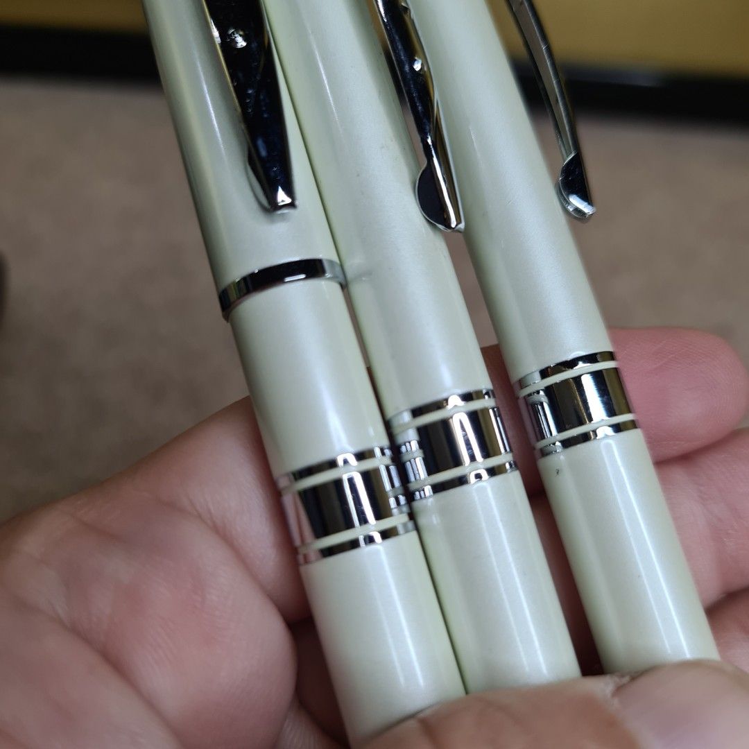 SET OF 6 - 1 PC. IRIDIUM POINT FOUNTAIN PEN GERMANY, 1 ROLLER BALL ...