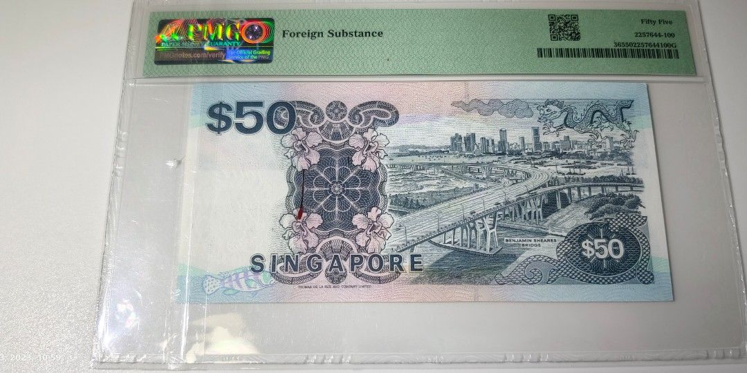 SG Ship $50 PMG, Hobbies & Toys, Memorabilia & Collectibles, Currency on Carousell