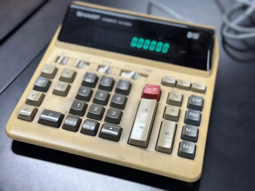 Sharp electronic calculator from late 70s, Computers & Tech, Office ...