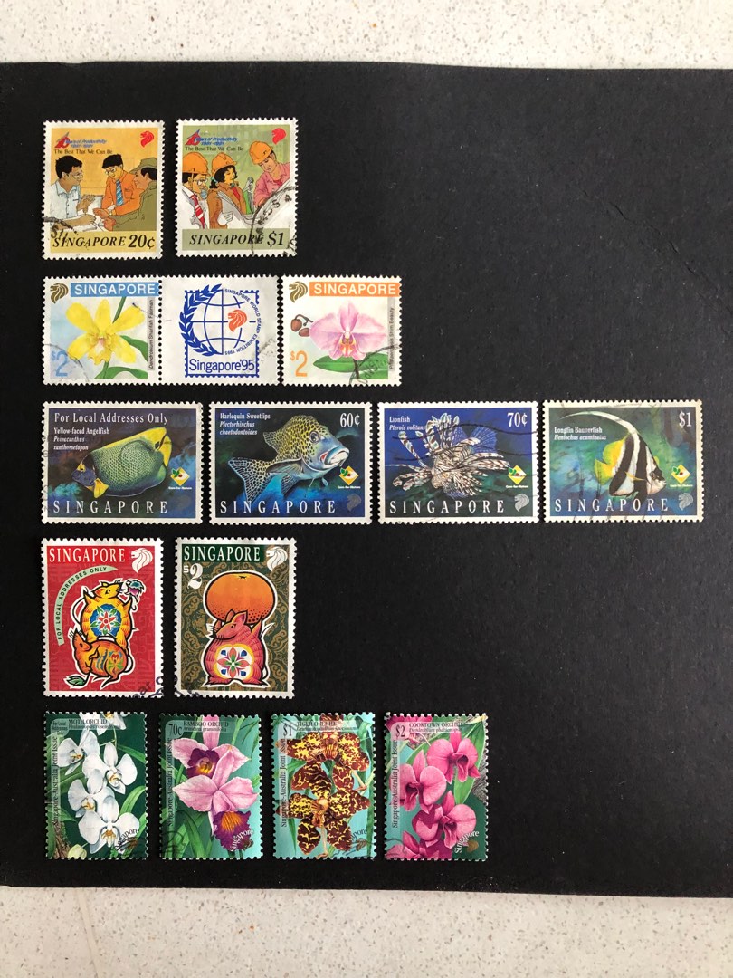 Singapore stamps in the 90s, Hobbies & Toys, Memorabilia & Collectibles ...