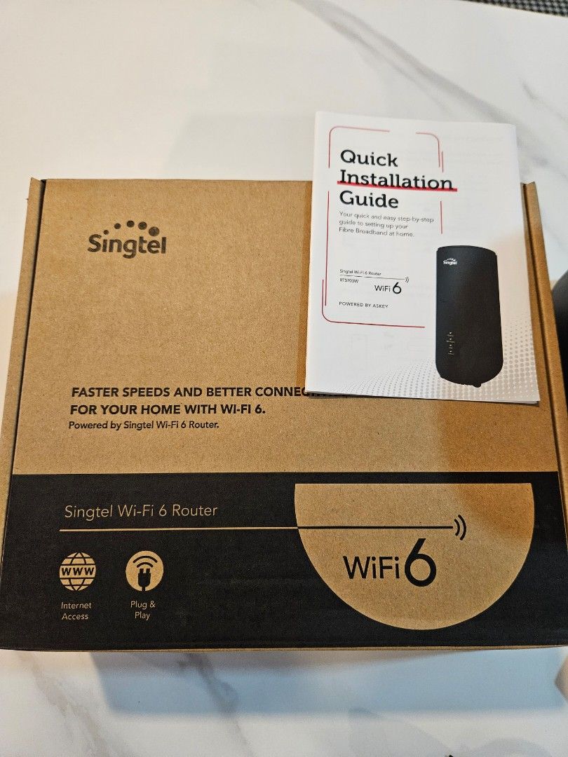 Singtel Wifi 6 Router, Computers & Tech, Parts & Accessories ...