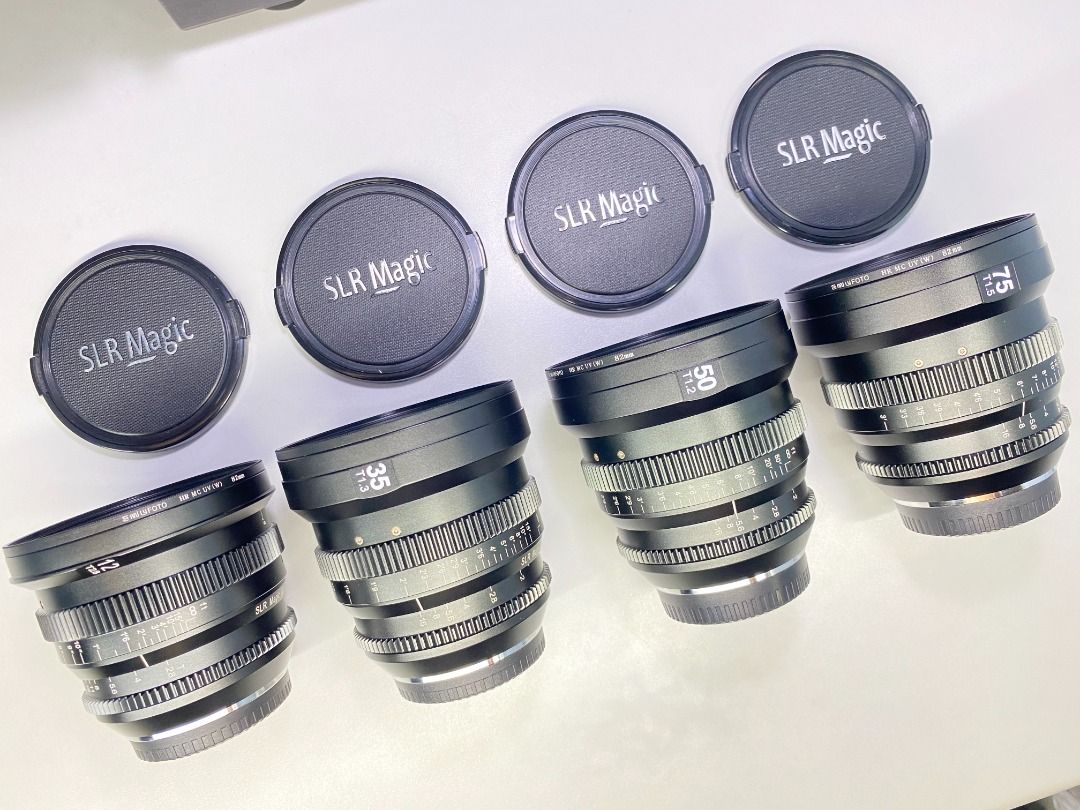 SLR Magic MicroPrime CINE LENSES For Fuji X Mount, Photography, Lens ...
