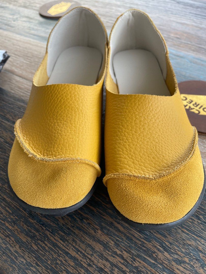 Soft Leather shoes so comfy broad front anti slip type base, Women's ...