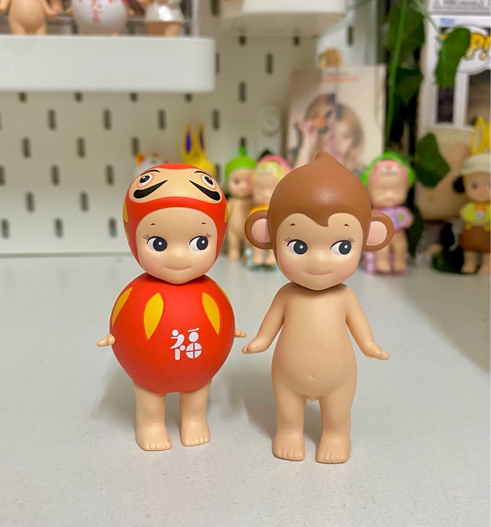 Sonny Angel Monkey and Daruma Set, Hobbies & Toys, Toys & Games on ...