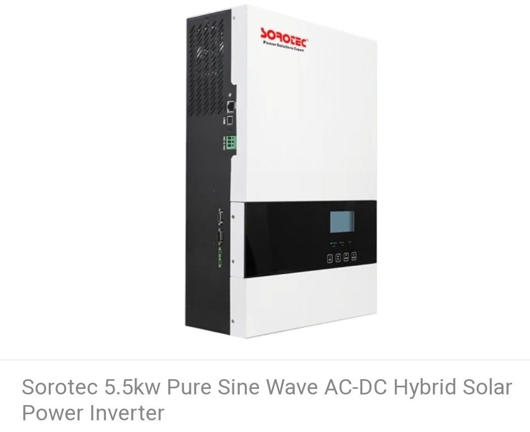 Sorotec 5.5kw on/off grid inverter., TV & Home Appliances, Electrical ...