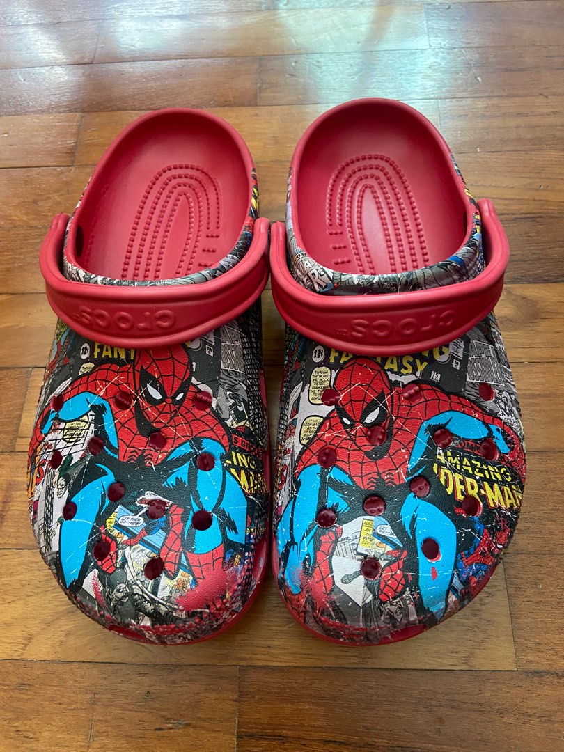 Spider-Man Crocs, Men's Fashion, Footwear, Casual shoes on Carousell