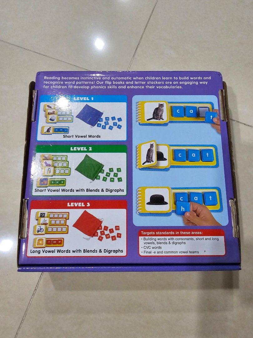 Stack & Build Phonic Flip Book, Hobbies & Toys, Toys & Games on Carousell