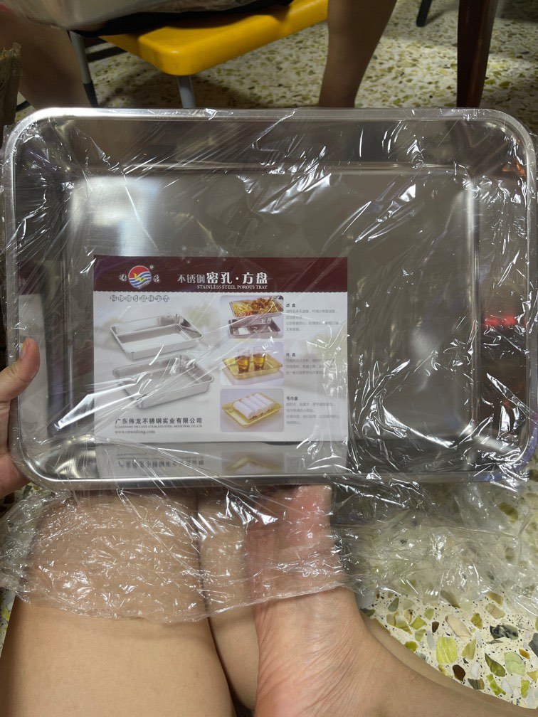 Stainless Stain deep food tray / buffet tray, Furniture & Home Living ...