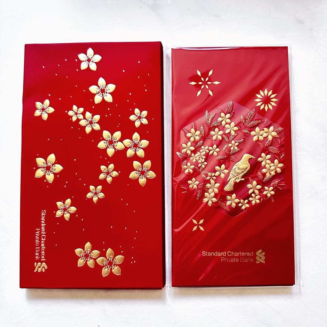 Standard Chartered Private Bank Red Packet, Hobbies & Toys, Stationery ...
