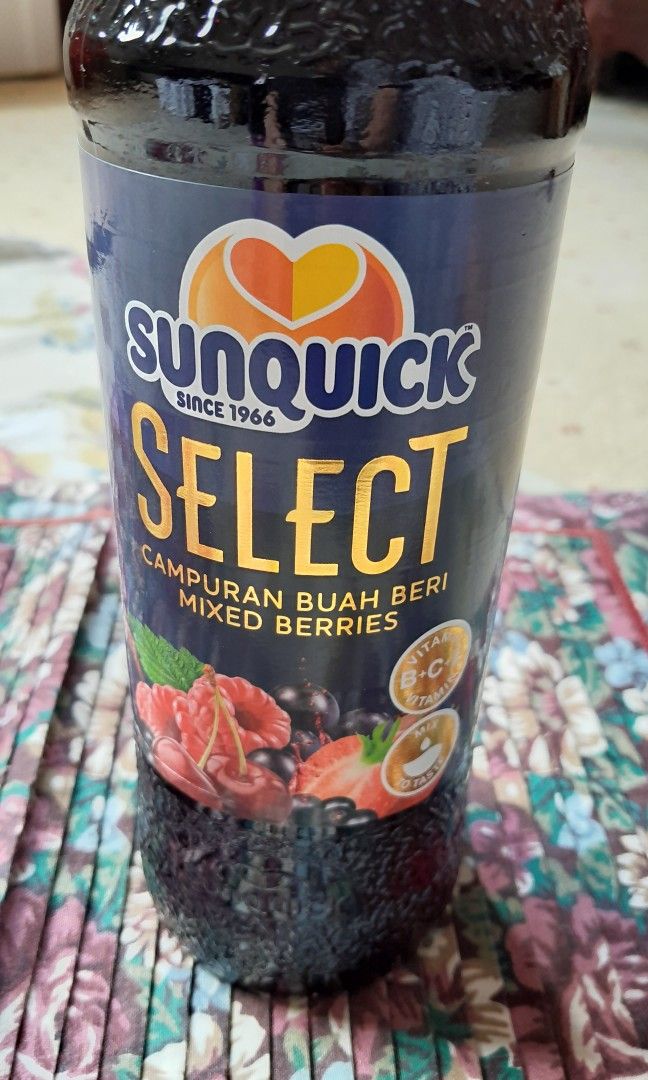 Sunquick mix berries cordial, Food & Drinks, Beverages on Carousell