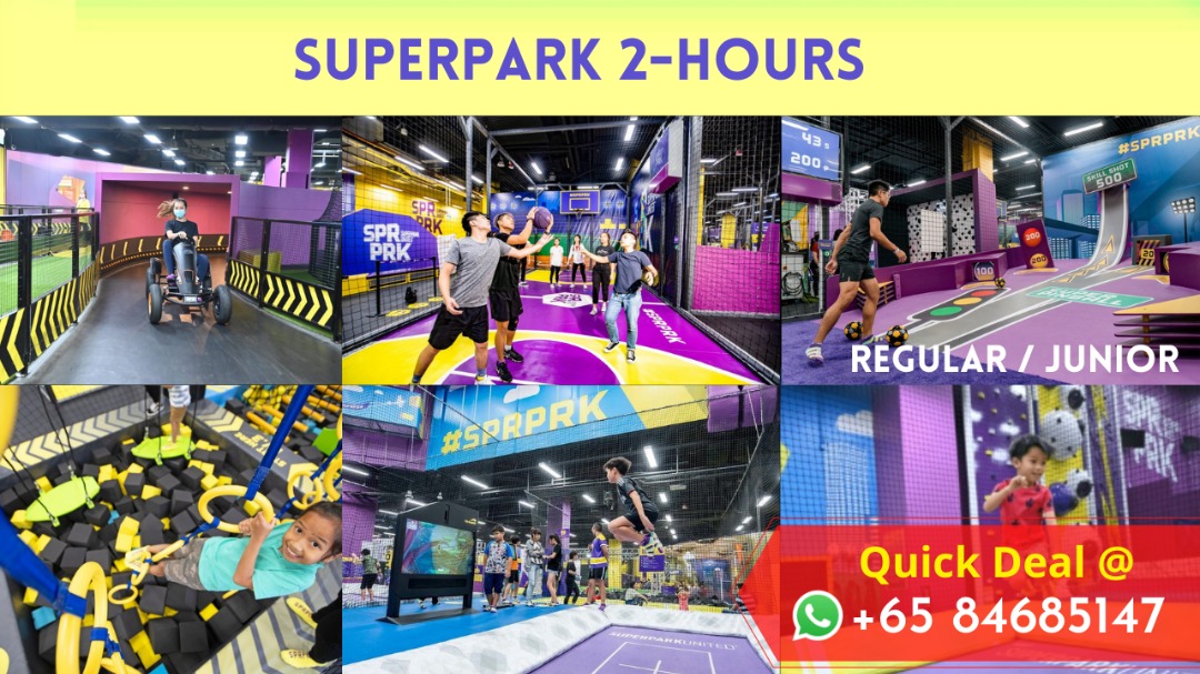 Superpark 2hrs Peak | Game Arena | Adventure | Freestyle Hall, Tickets ...