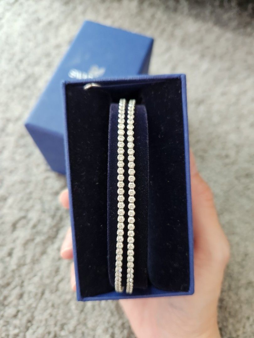Swarovski Tennis Bracelet, Women's Fashion, Jewelry & Organisers ...