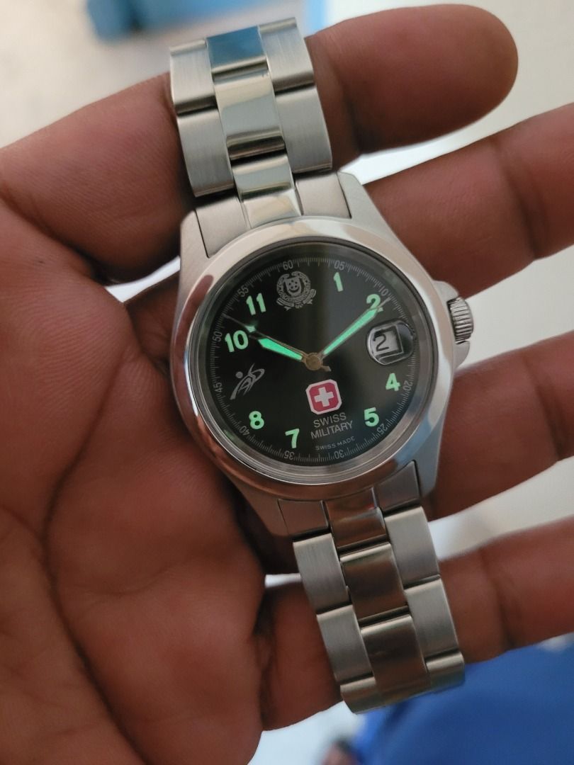 Swiss Military ETA Movement SPF Special Issue Commemorative Watch, Men ...