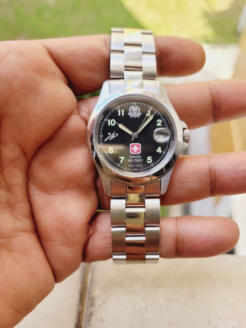 Swiss Military ETA Movement SPF Special Issue Commemorative Watch, Men ...