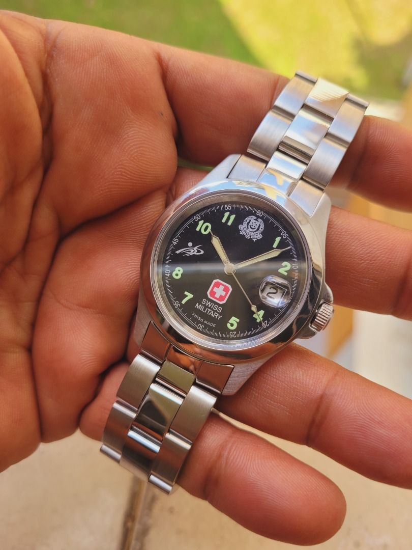 Swiss Military ETA Movement SPF Special Issue Commemorative Watch, Men ...