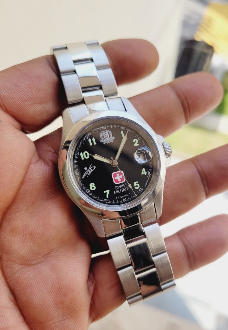 Swiss Military ETA Movement SPF Special Issue Commemorative Watch, Men ...