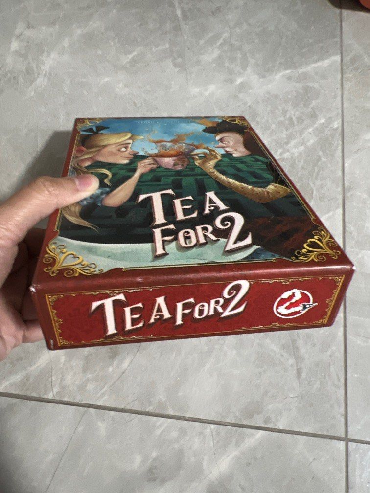 Tea for Two 2 player Board Game Alice in Wonderland, Hobbies & Toys ...