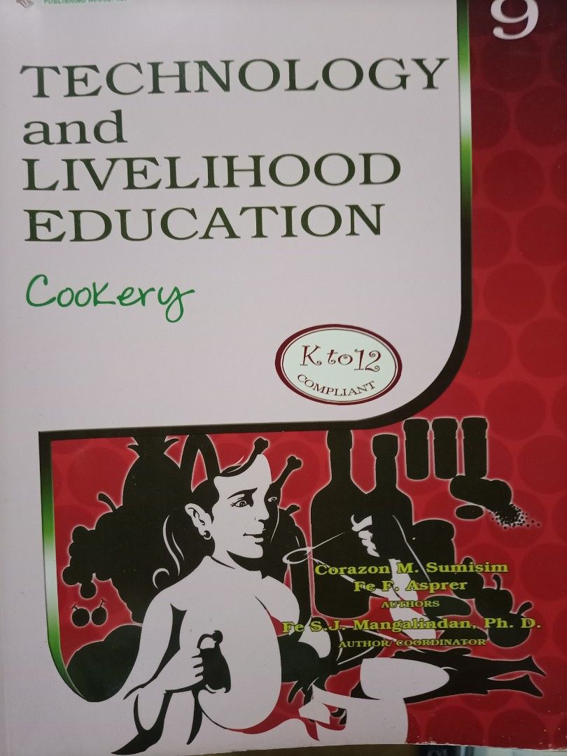Technology and Livelihood Education grade 9 and 10 Cookery, Hobbies ...