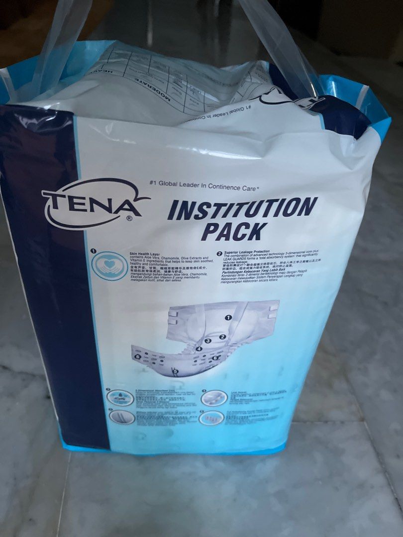 Tena institution pack L, Health & Nutrition, Assistive & Rehabilatory Aids, Adult Incontinence ...