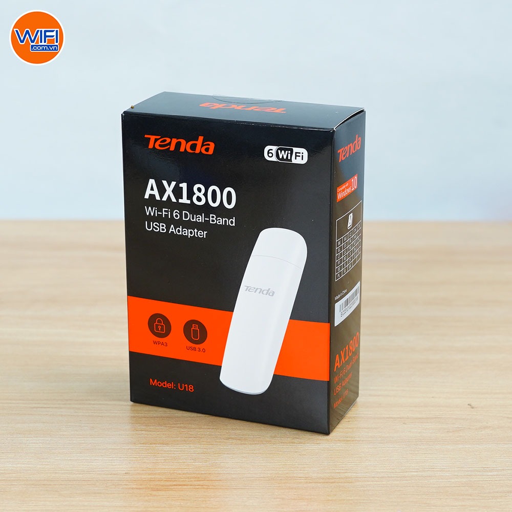 Tenda U18 AX1800 WiFi 6 USB 無線接收 WIFI 手指, 電腦＆科技, 電腦周邊及配件, Wifi及上網相關產品 - Carousell