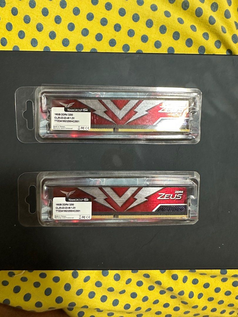 TForce Zeus 16GB DDR4 RAM, Computers & Tech, Parts & Accessories ...