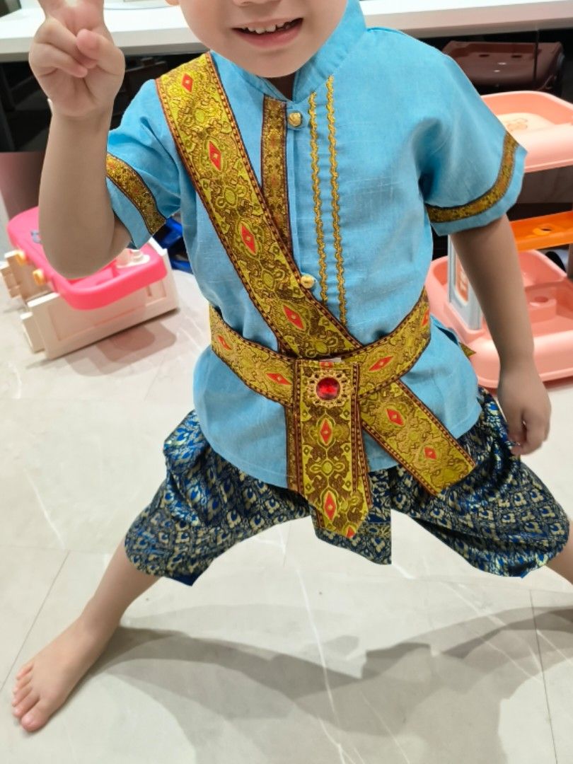 Thai costume boy, Babies & Kids, Babies & Kids Fashion on Carousell