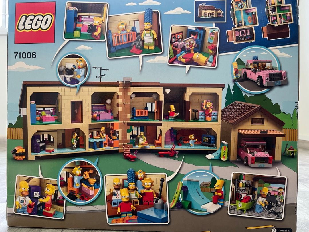 The Simpsons House Lego 71006, Hobbies & Toys, Toys & Games on Carousell