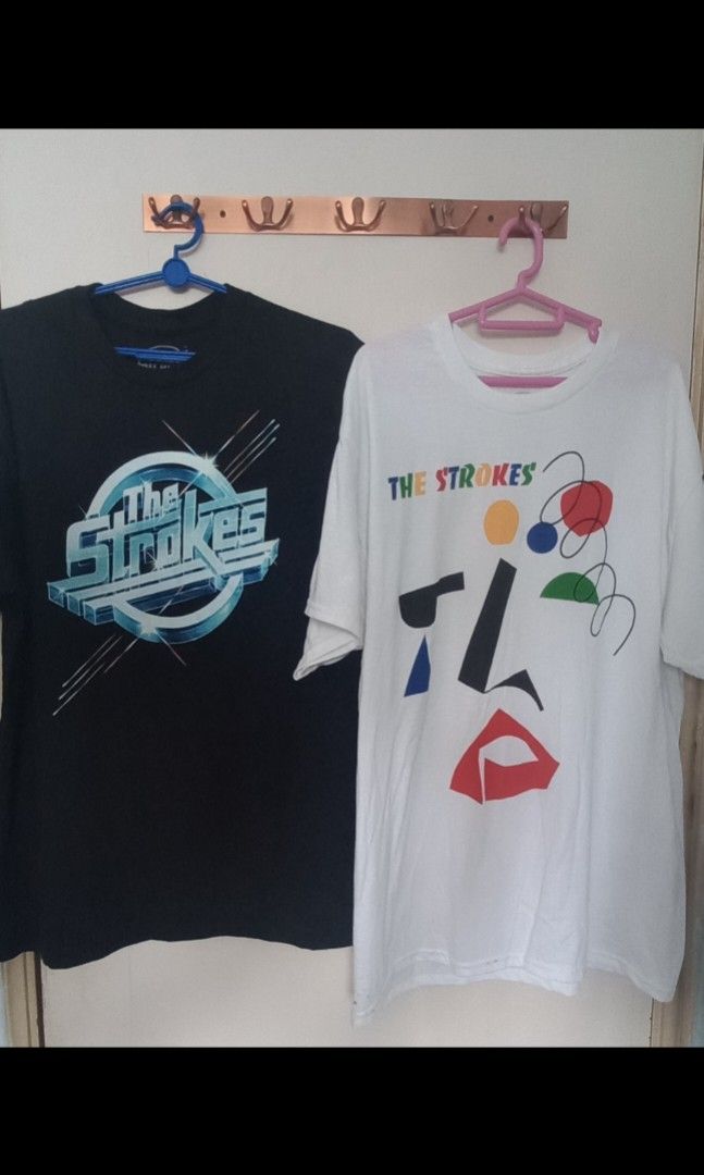 The Strokes official merch t-shirts, Men's Fashion, Tops & Sets ...