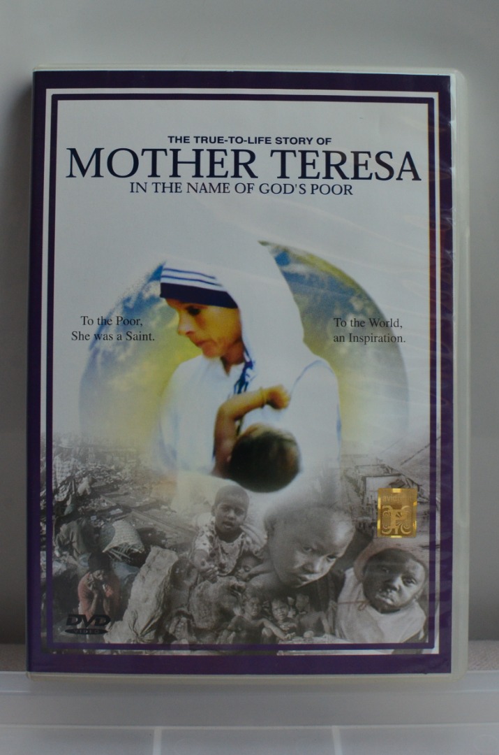 THE TRUE LIFE STORY OF MOTHER TERESA - ORIGINAL DVD, Hobbies & Toys ...