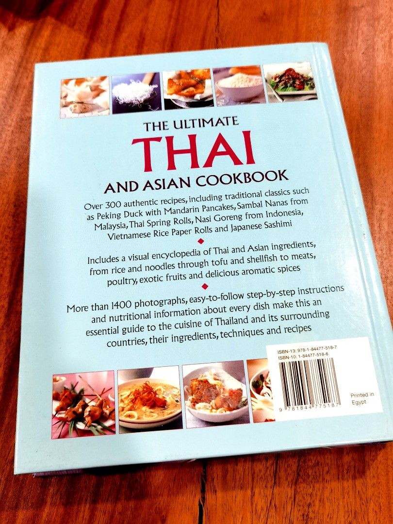 The Ultimate Thai And Asian Cookbook Recipe Cooking Techniques Book By ...