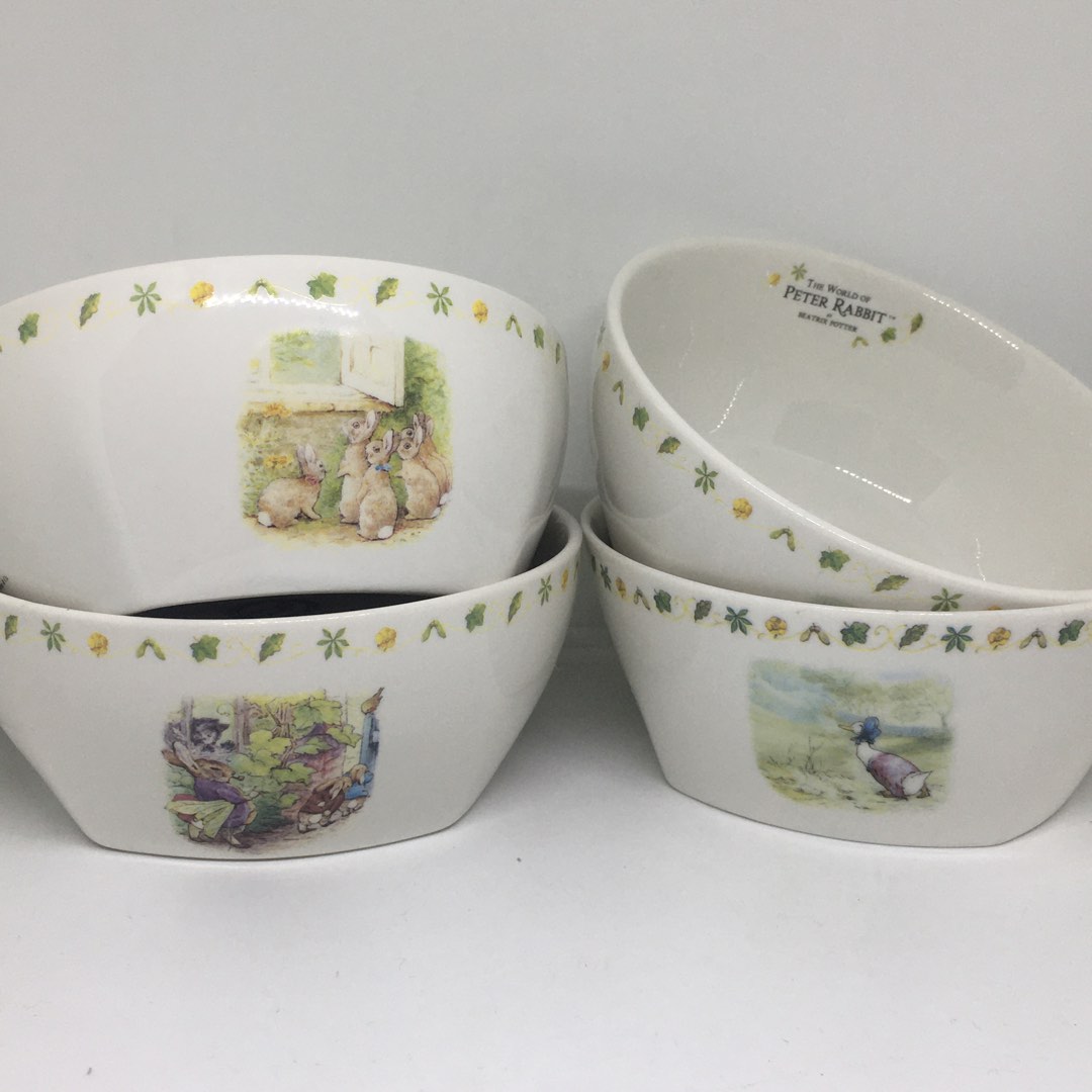 The World of Peter Rabbit by Beatrix Potter Ceramic Bowl on Carousell