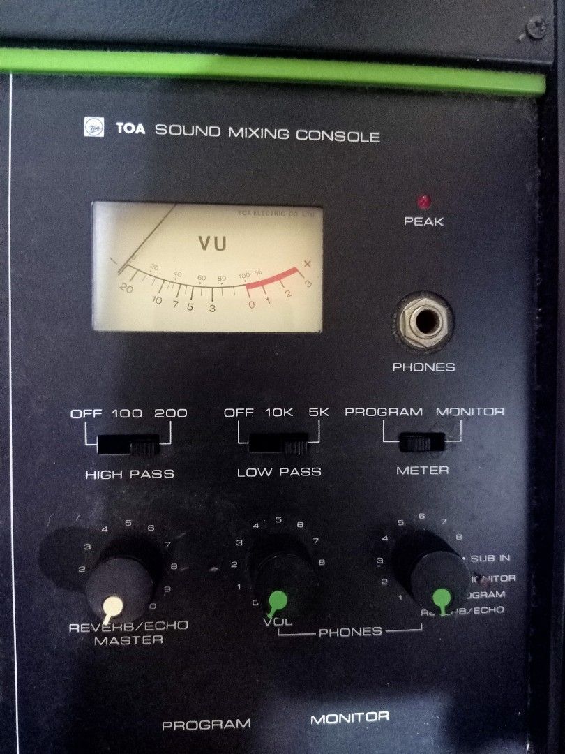 TOA SOUND MIXING CONSOLE on Carousell