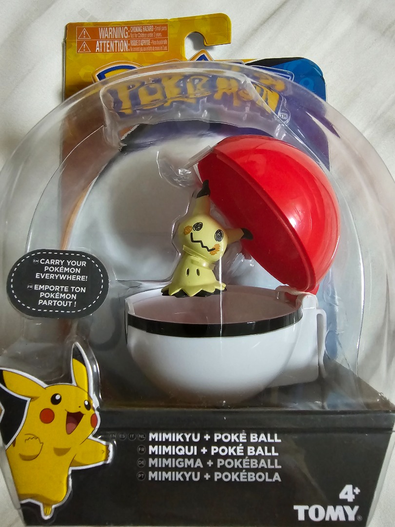 Tomy Pokemon figurine Mimikyu + poke ball, Hobbies & Toys, Toys & Games ...