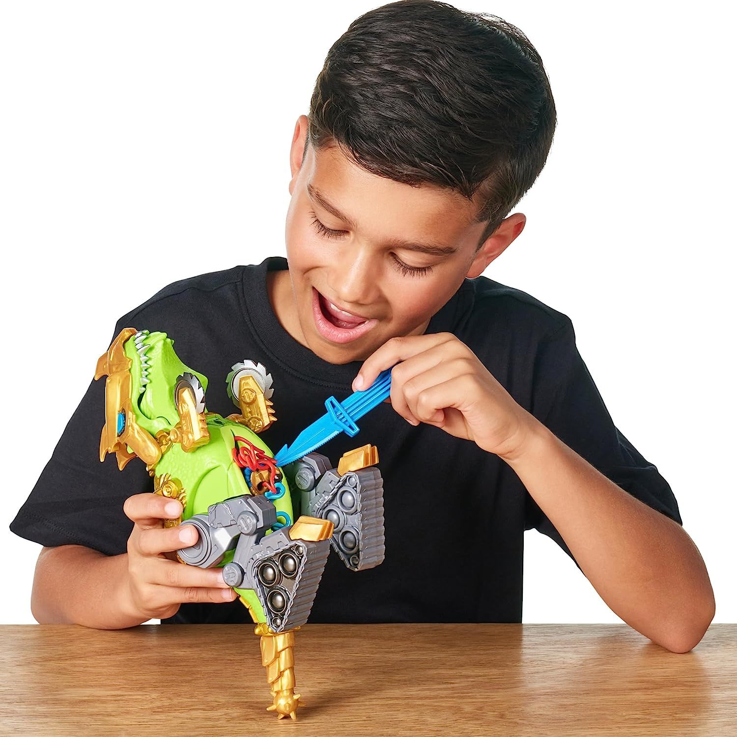 TREASURE X Dino Gold Battle Rex Dino Dissection. 16 Level of Adventure ...