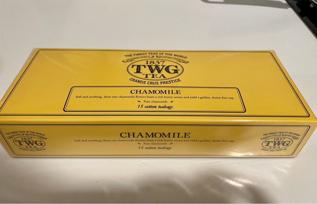 TWG chamomile teabags (15), Food & Drinks, Beverages on Carousell
