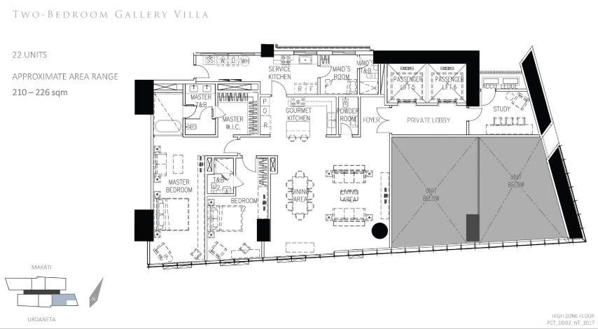 Two Roxas Triangle, Brgy. Urdaneta, Makati City Condo Unit For Sale ...