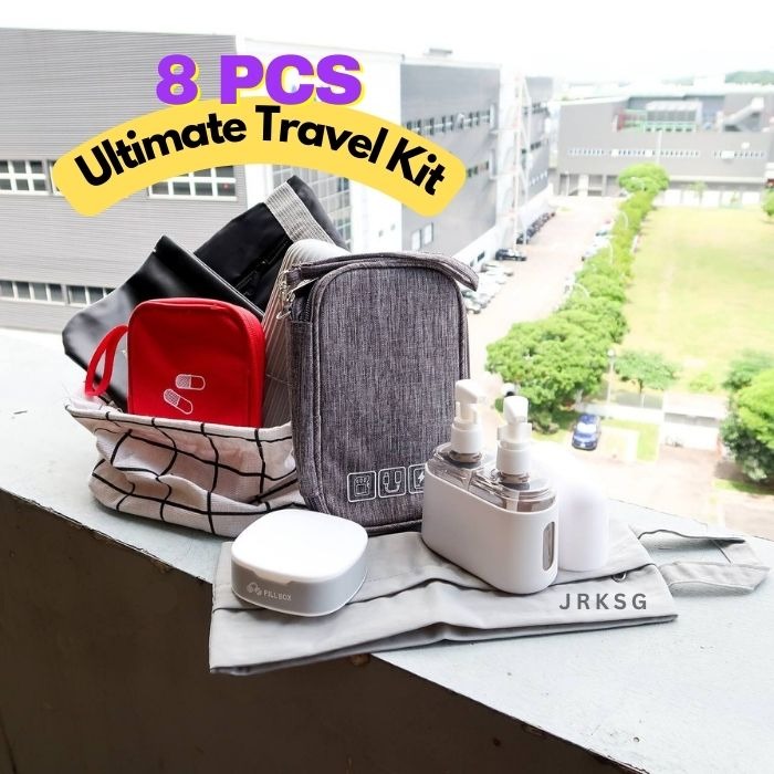 Ultimate Travel Essential Kit - 8pcs Holiday packing check list ...